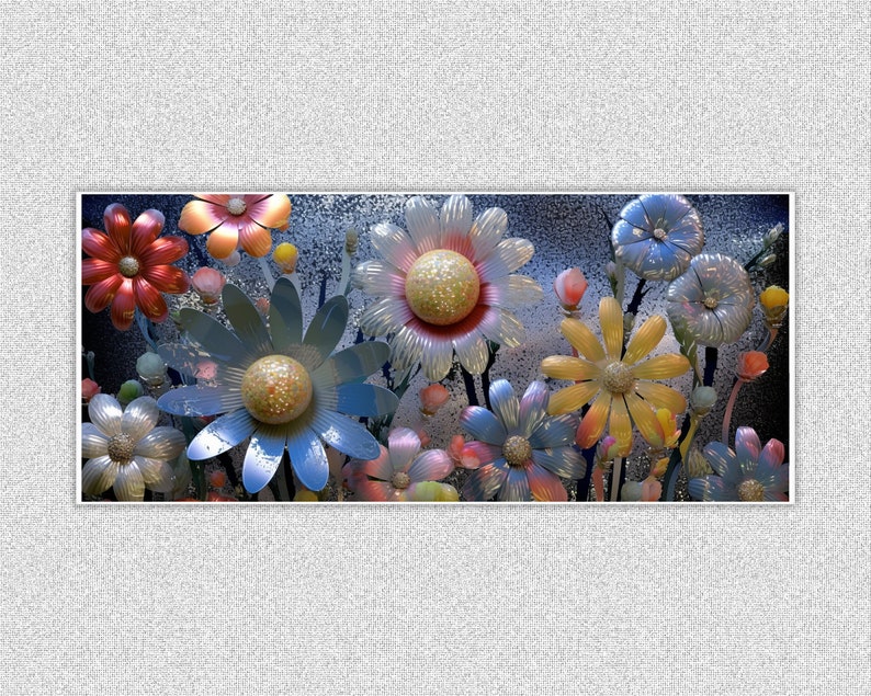 3D Summer Daisy Libbey Glass Wrap Png Bundle, Trendy Boho Floral 16oz ...