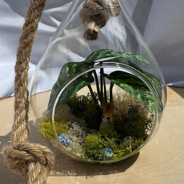 Fake Plant Terrarium - Etsy