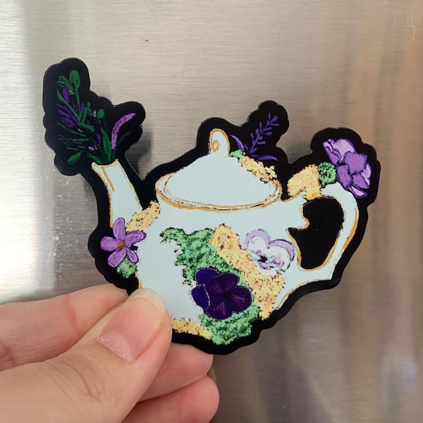 Teapot Garden Art - Etsy