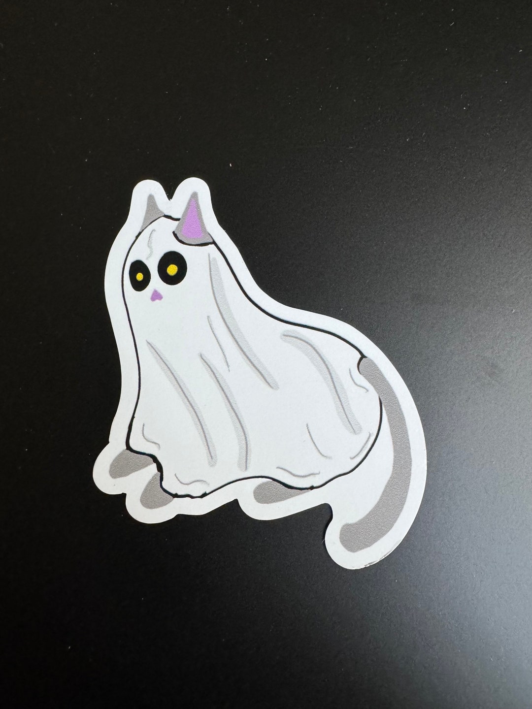 Gray Ghost Cat Magnet / Blue Cat / Grey Cat/ Gray Cat / Car Magnet ...