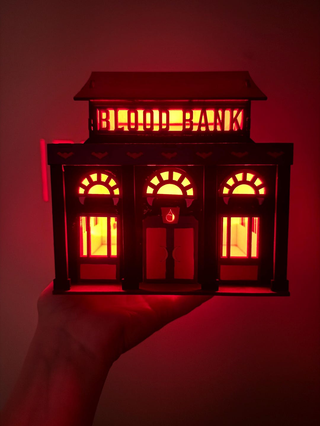Blood Bank Shop / Light up Cute Halloween Decor / Vampire Shop - Etsy