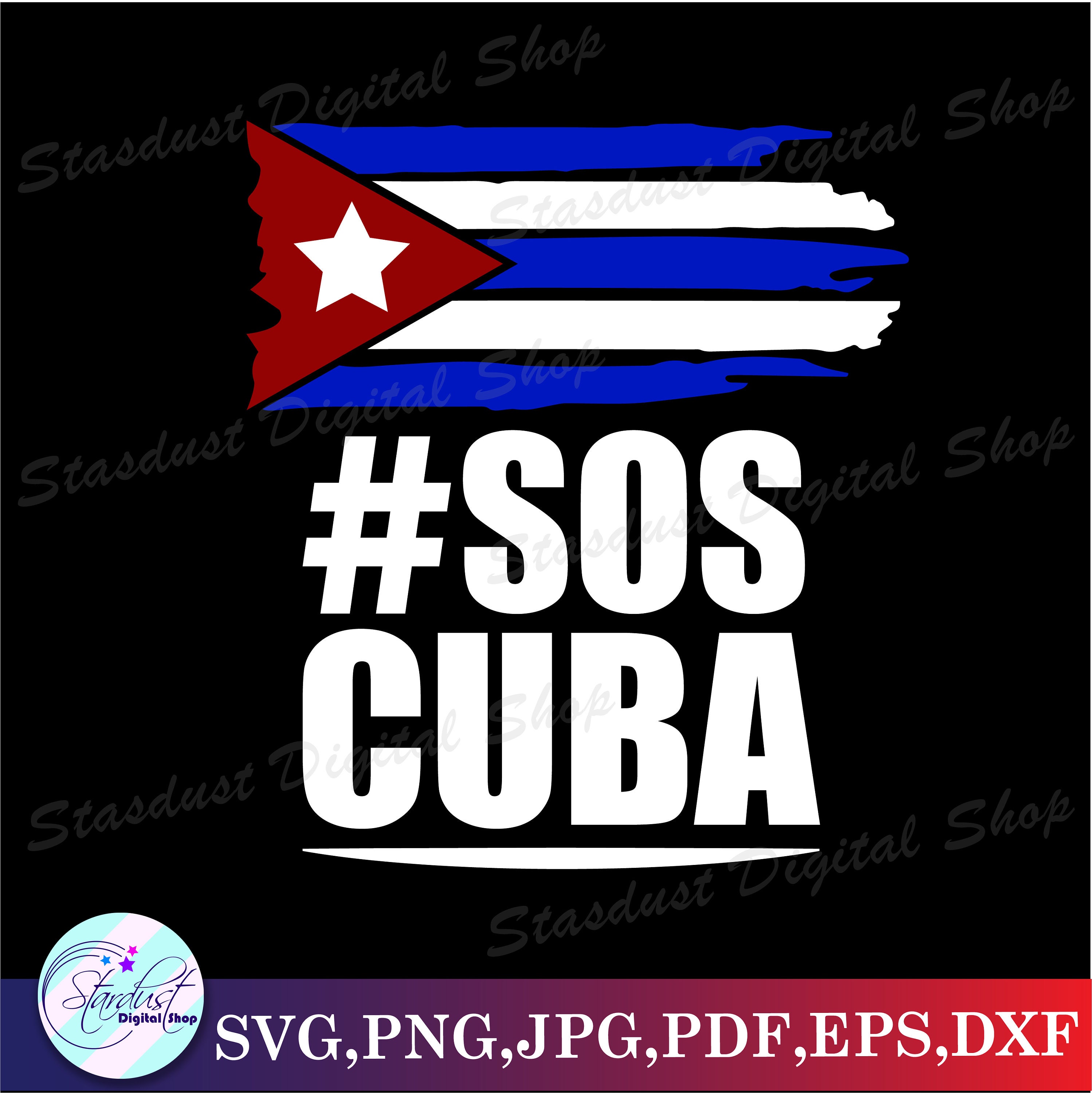 SOS Cuba SVG - Etsy