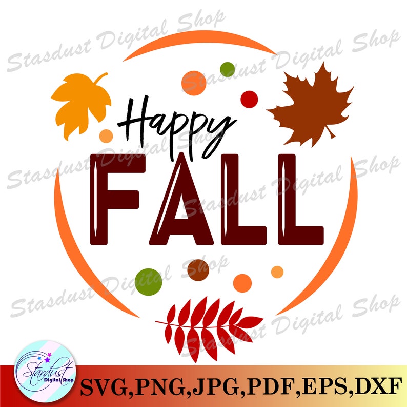 Happy Fall Sign SVG - Etsy