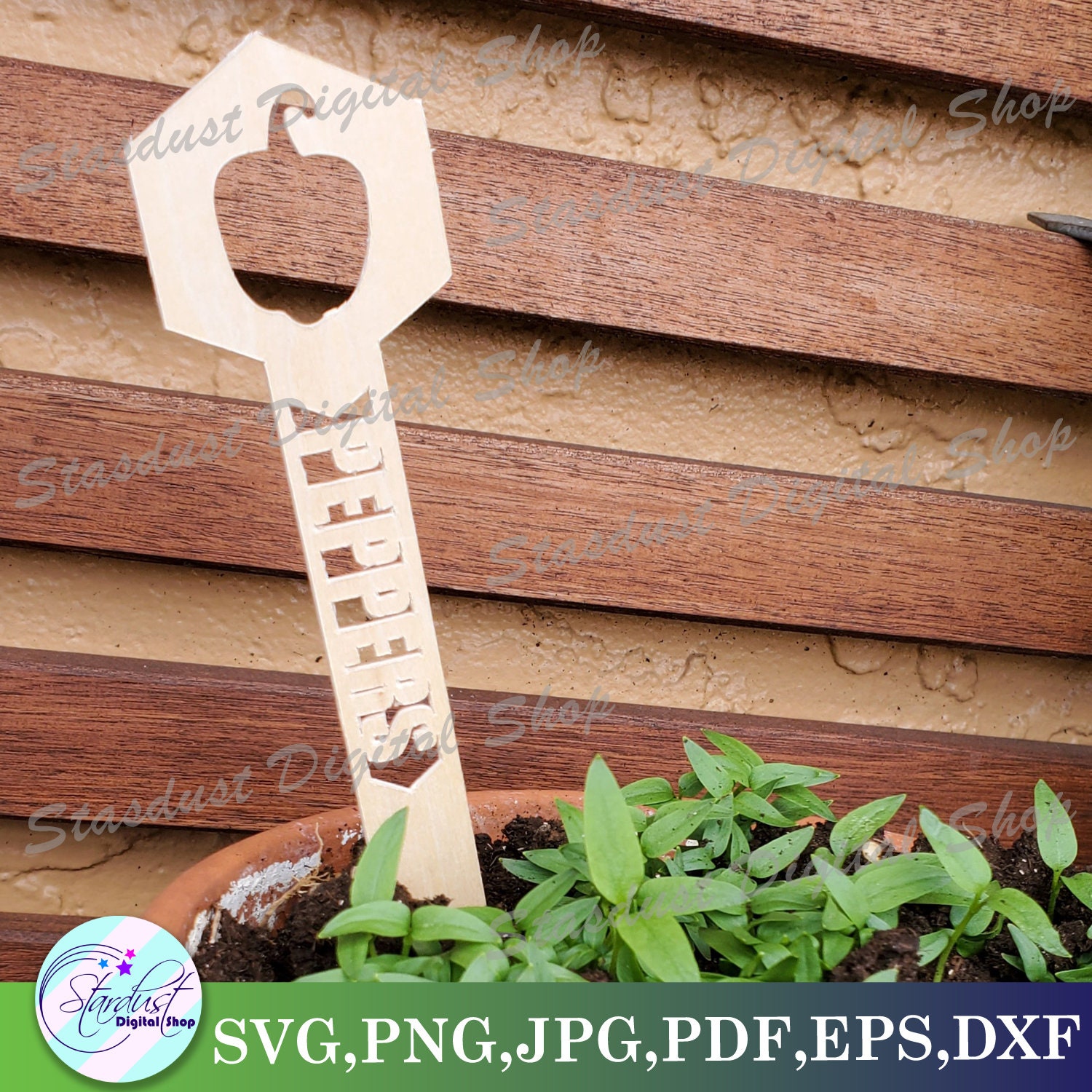 Vegetable Garden Stakes Sticks 2.0 SVG - Etsy