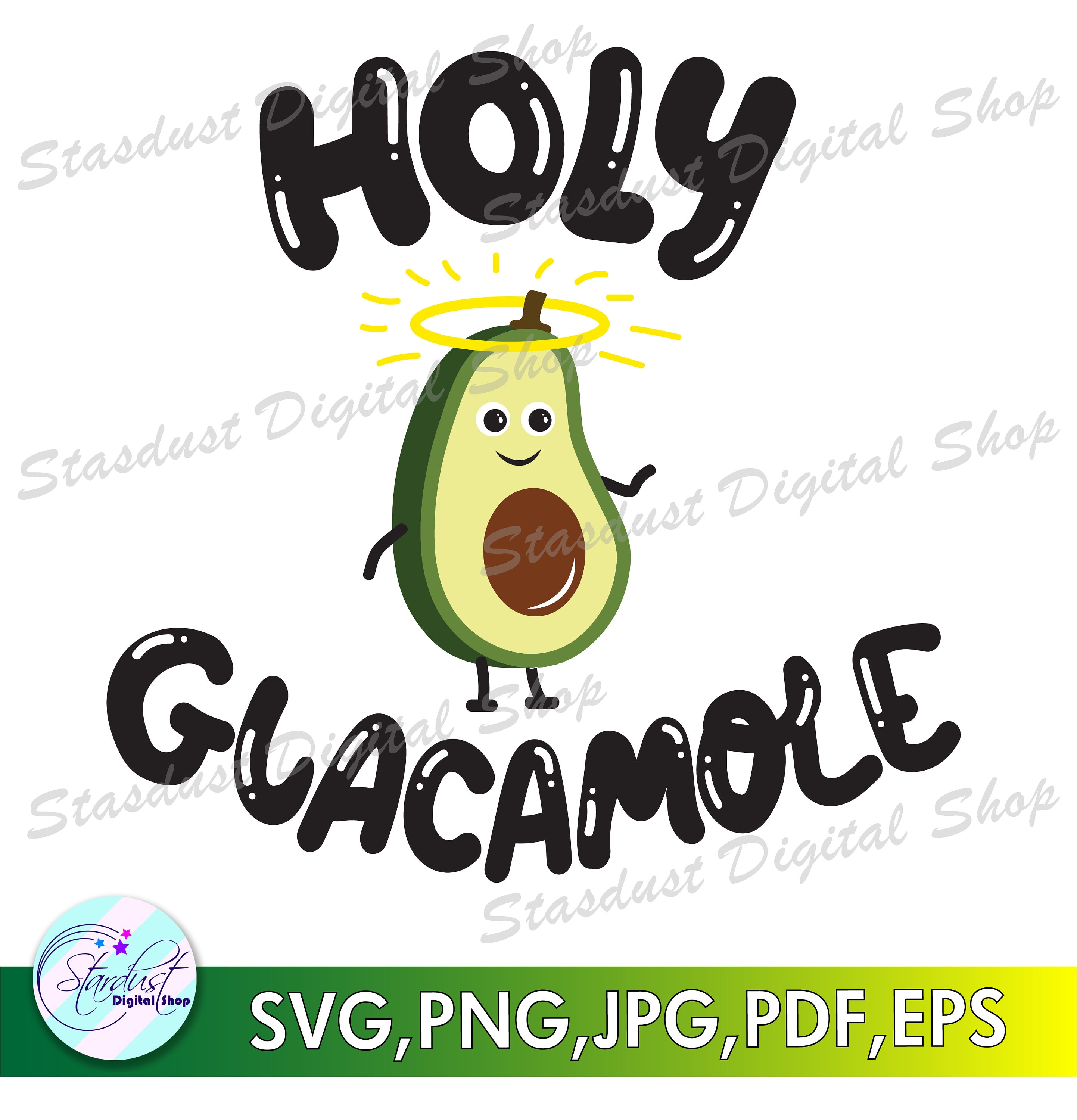 Holy Guacamole SVG - Etsy
