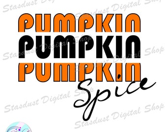 Pumpkin Spice SVG, Fall Sign SVG, Pumpkin Spice Script SVG, Digital ...