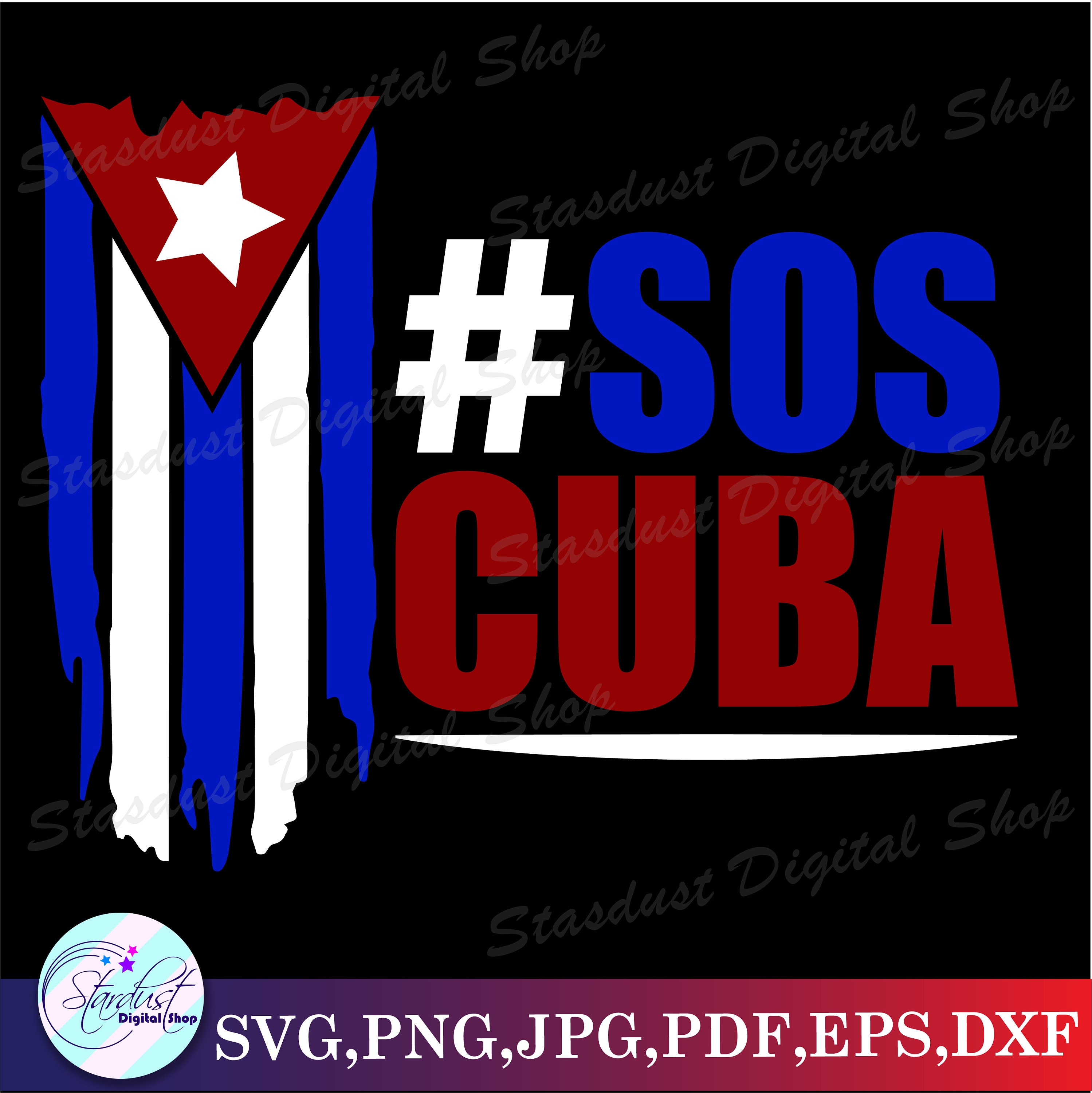 SOS Cuba SVG - Etsy
