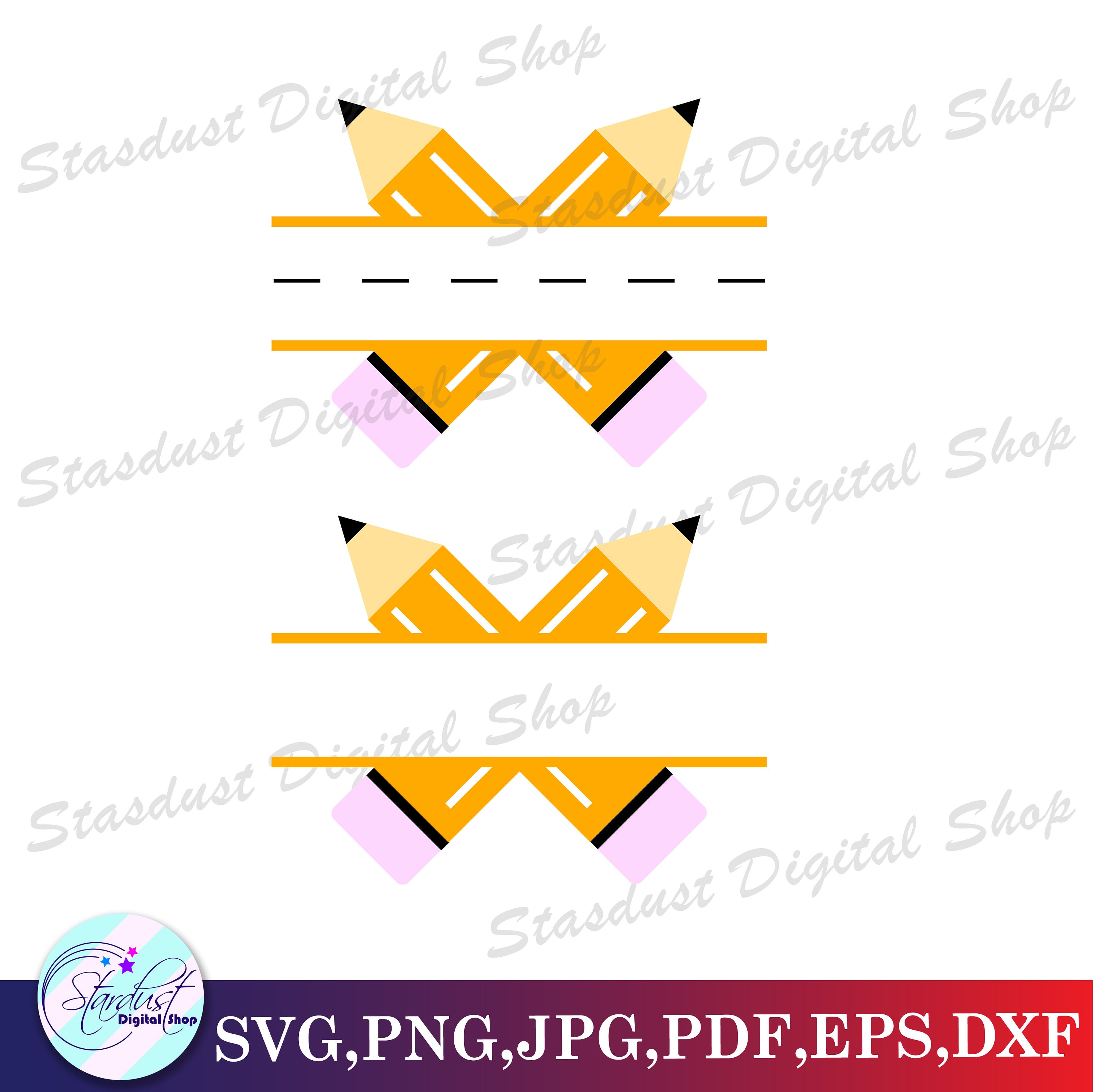 School Name Frame SVG Bundle - Etsy