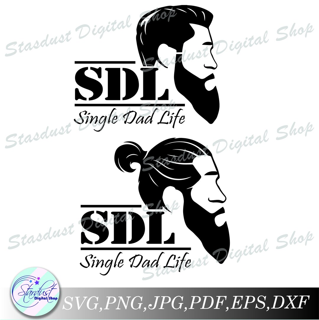 Single Dad Life SVG - Etsy