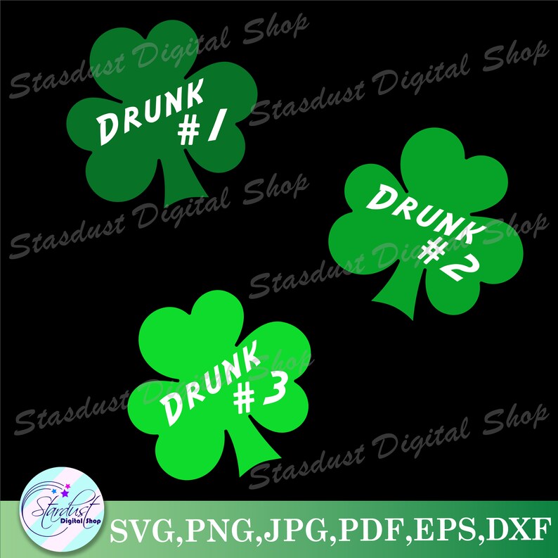 Drunk 1, 2, 3 St. Patrick's Day SVG - Etsy