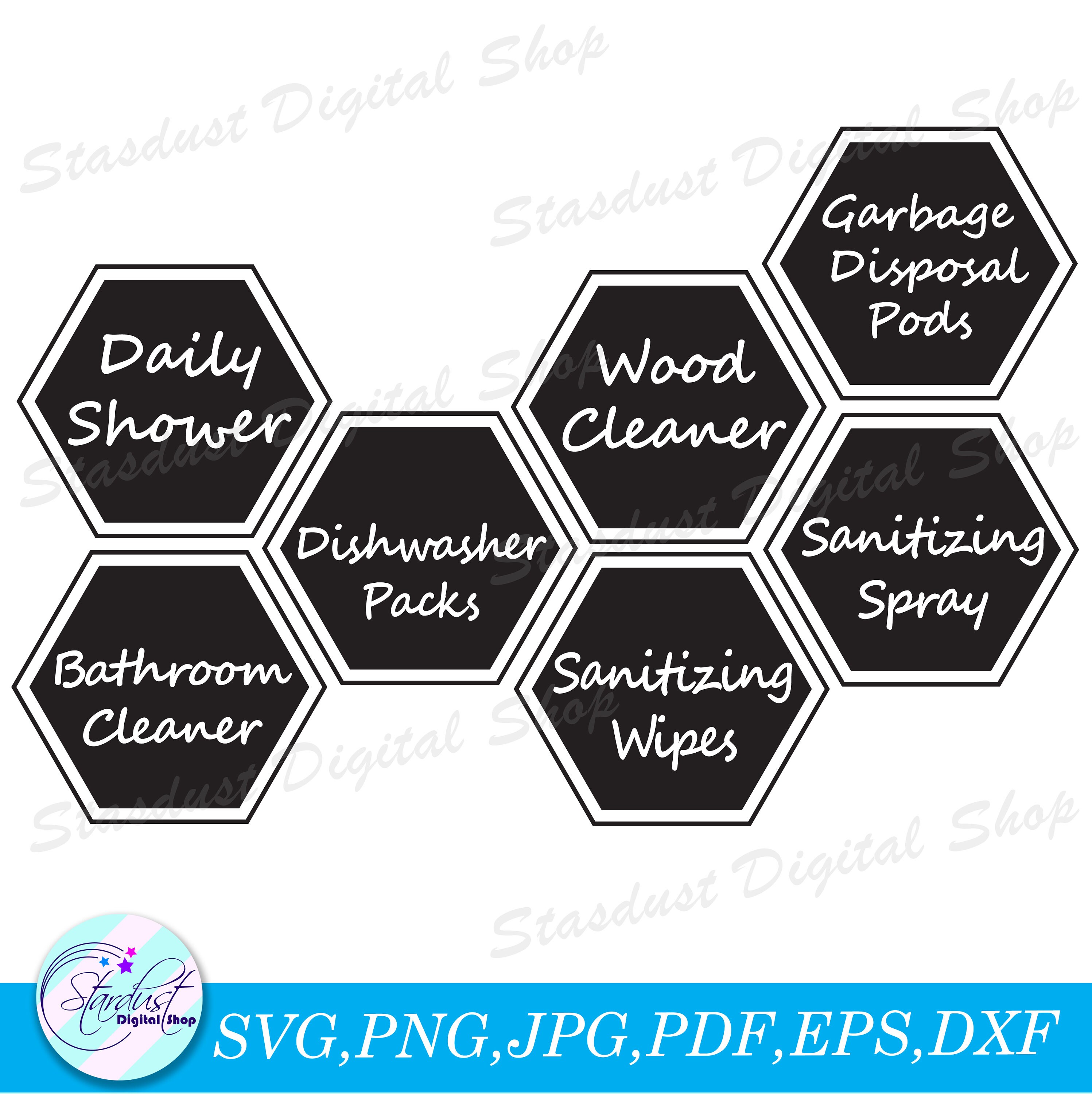 4711.household Cleaner Labels SVG - Etsy