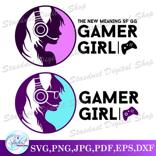 Girl Gamer Gamer Girl SVG Cut Files for Cricut Video Game - Etsy