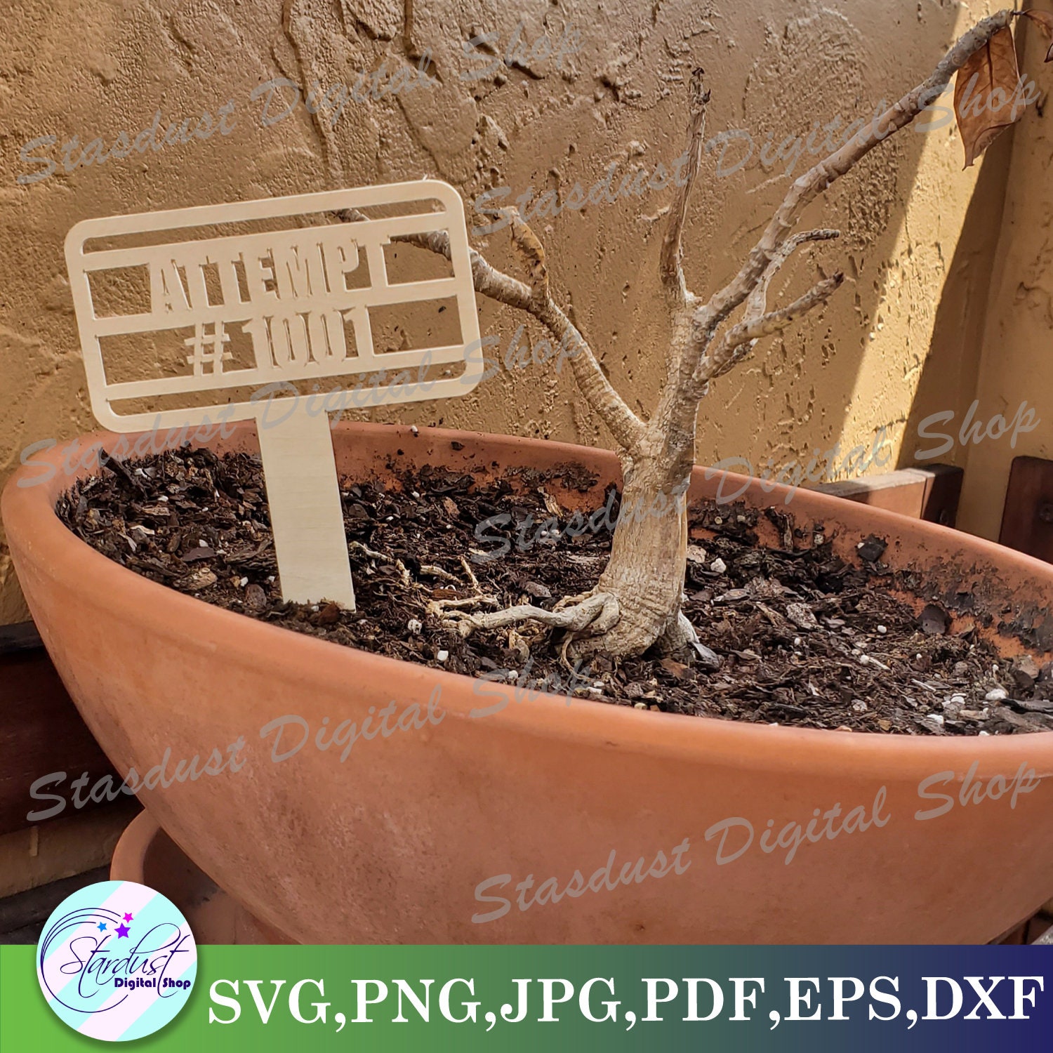 Barely Alive Garden Stakes Sticks SVG - Etsy