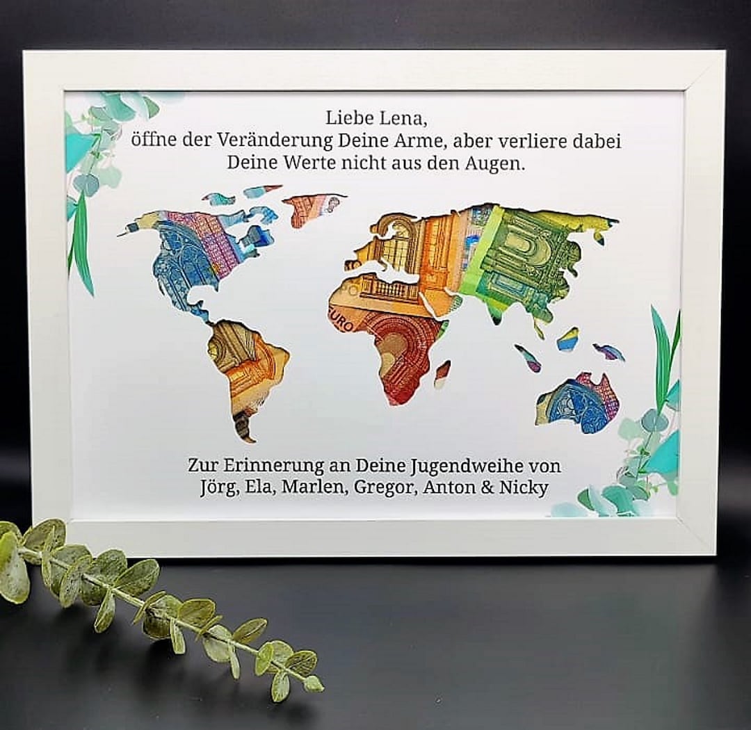 Jugendweihe Geldgeschenk Individuelles Geschenk Zur Jugendweihe ...
