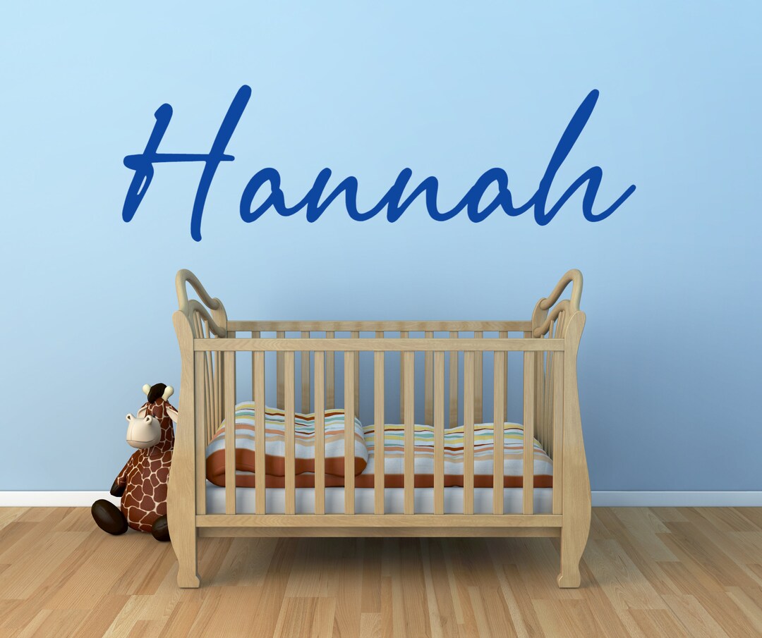 Kids Name Wall Decal Girls Name Wall Transfer Nursery Wall Art ...