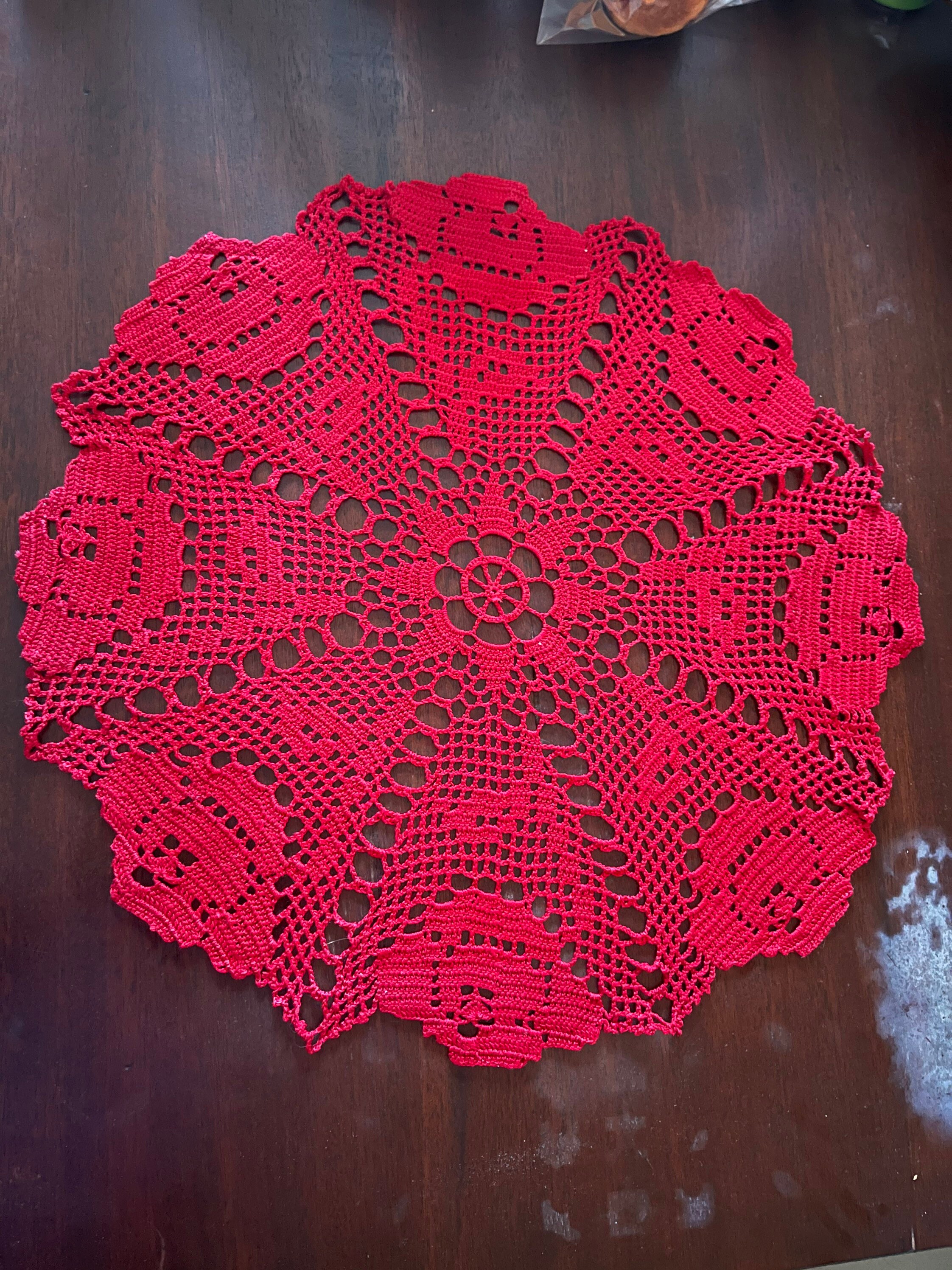 Rose Doily - Etsy
