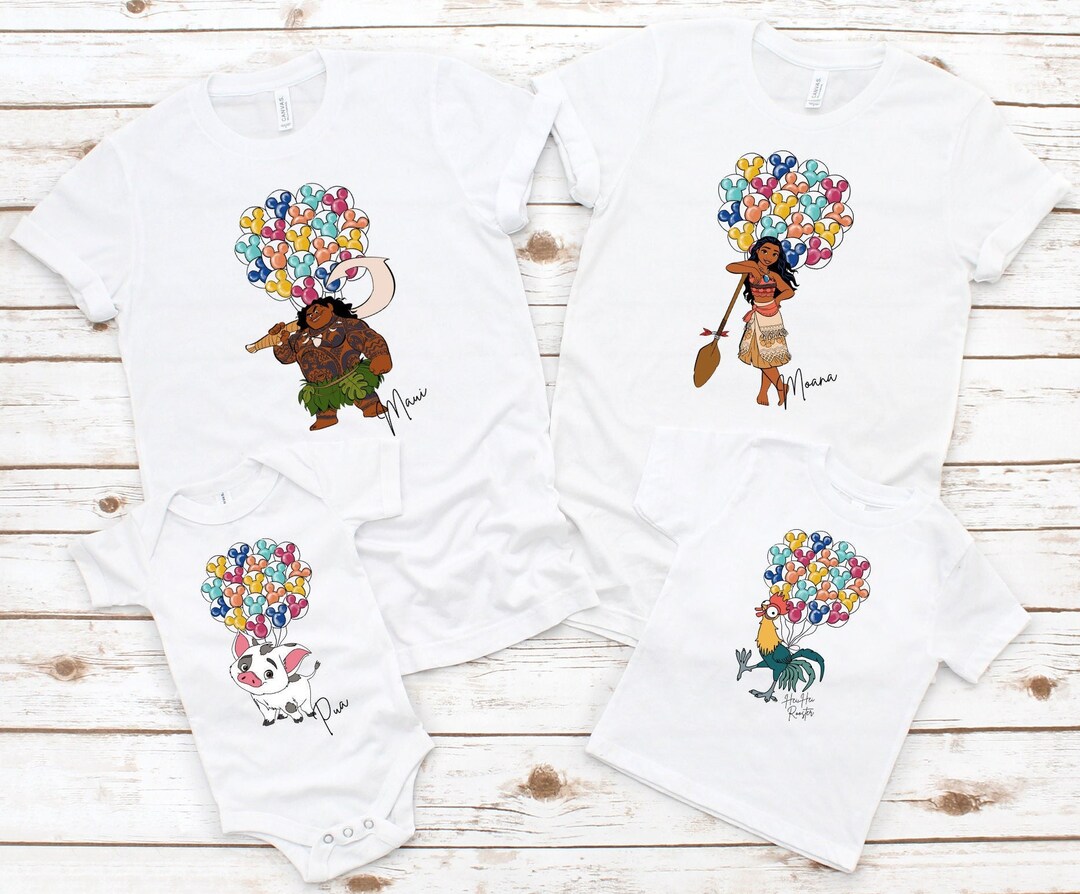 Disney Moana 2 Matching Shirt, Disney Moana 2 With Name Tee, Maui With ...