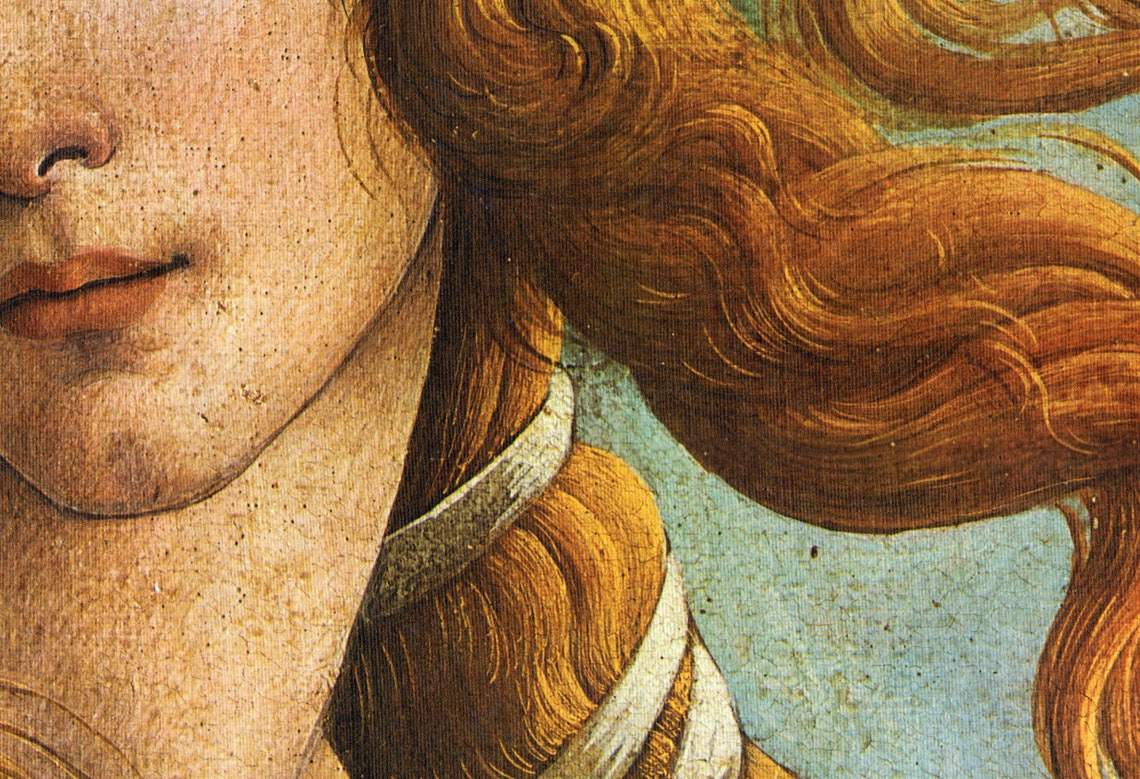 The Birth of Venus Detail Botticelli Venus Print Renaissance - Etsy