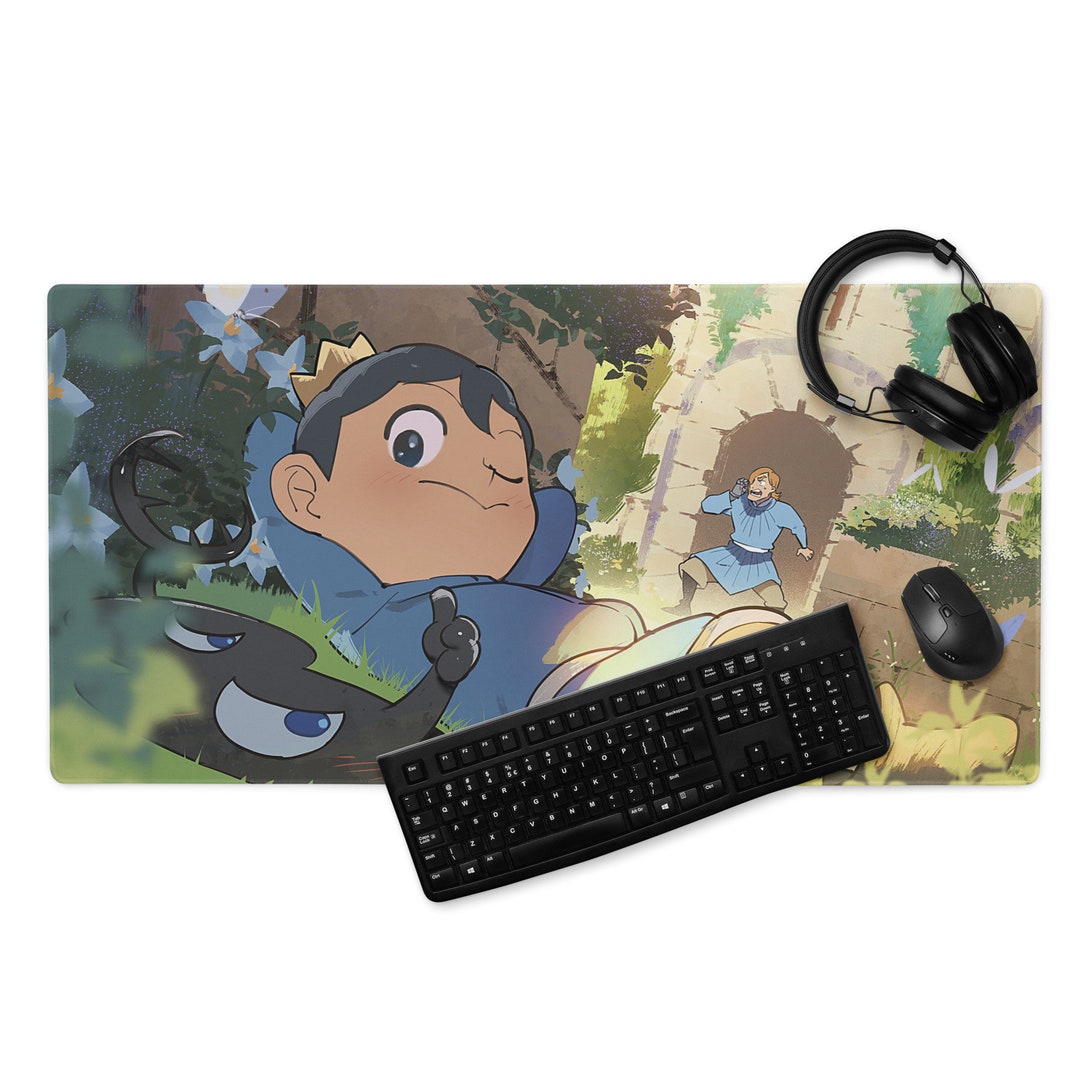 Bojji and Kage on Lawn Cartoon Manga Ranking of Kings Gaming Mouse Pad ...