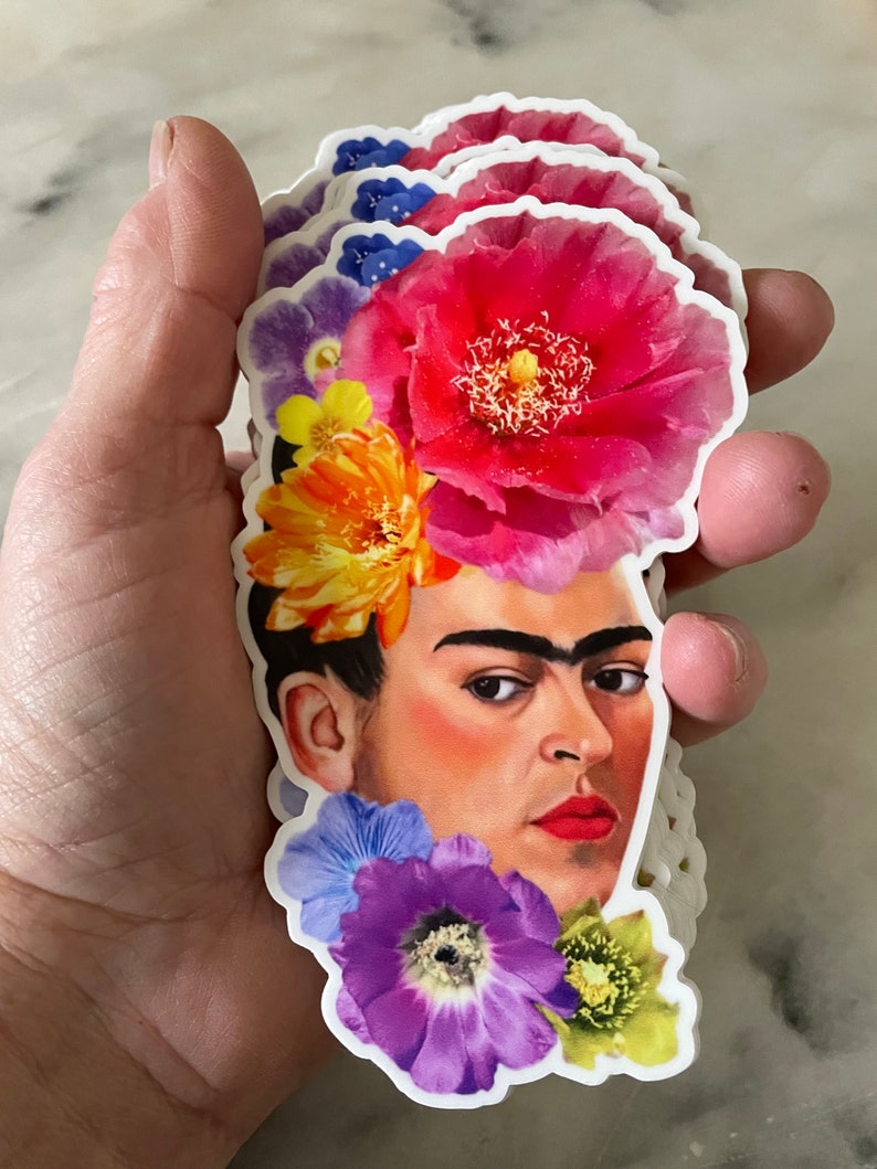 Frida Kahlo Vinyl Sticker - Etsy