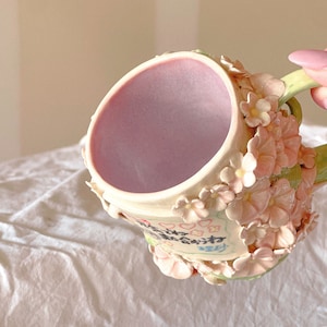 Chihiro Note Bouquet Mug Studio Ghibli Handmade Mug Spirited Away Anime ...