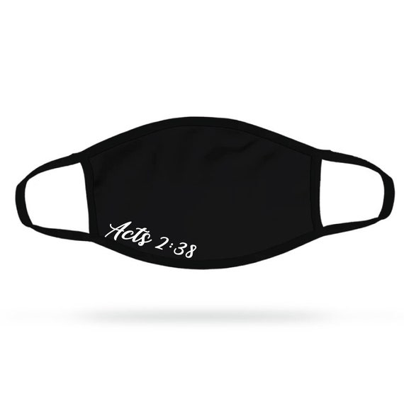 FACE MASK Apostolic Pentecostal Acts2:38 Holy Ghost | Etsy