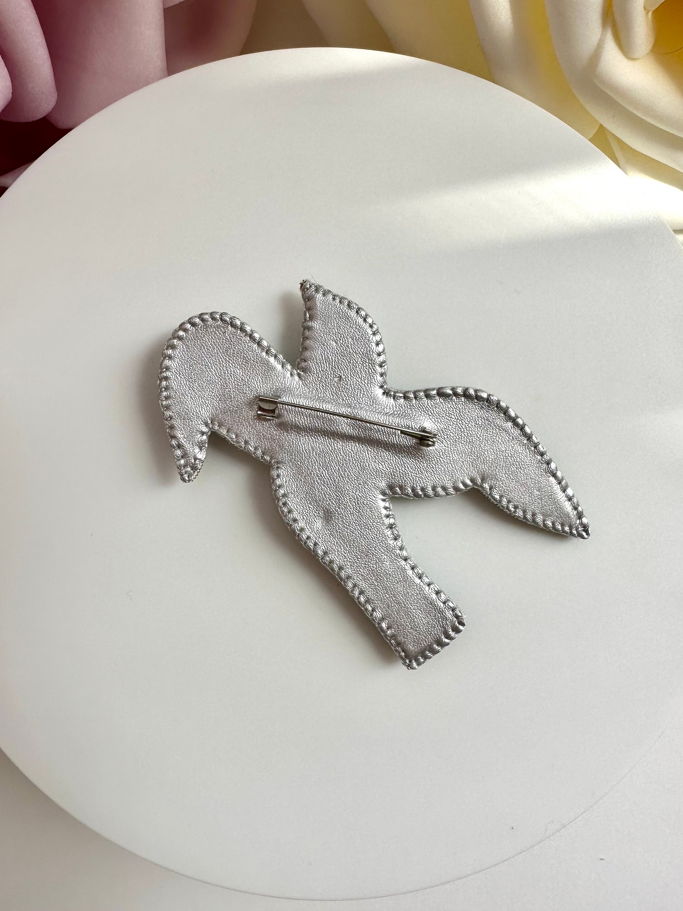 Beaded Brooches seagull Bird. Handmade Designer Brooch. High - Etsy