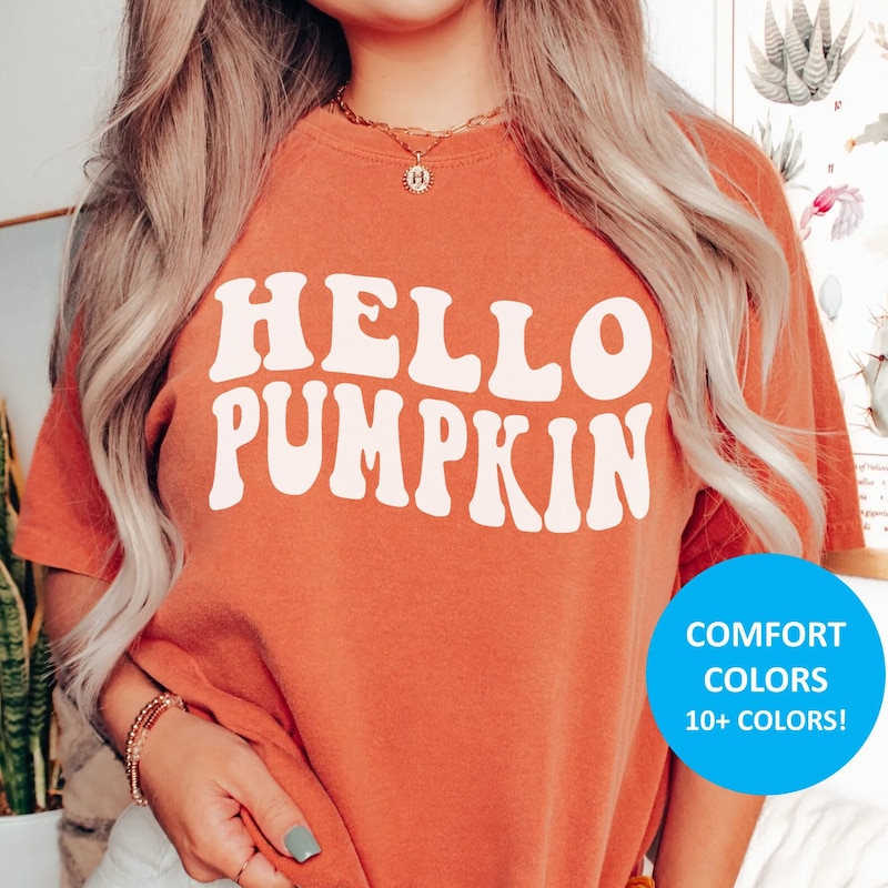 Hello Pumpkin Sweatshirt - Etsy