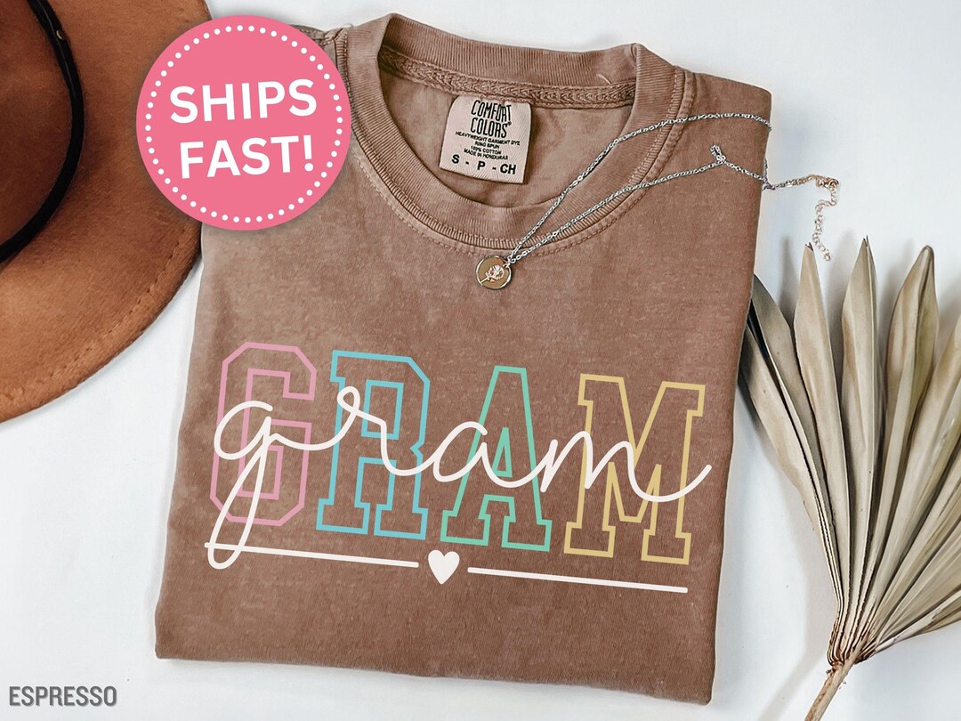 Gram Comfort Colors Shirt, Comfort Colors Gram T-shirt for Gram Mother ...