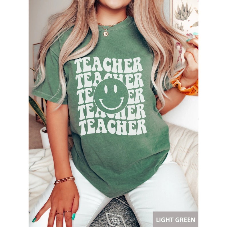 Retro Teacher Shirt for Teacher Comfort Colors Teacher Tee - Etsy