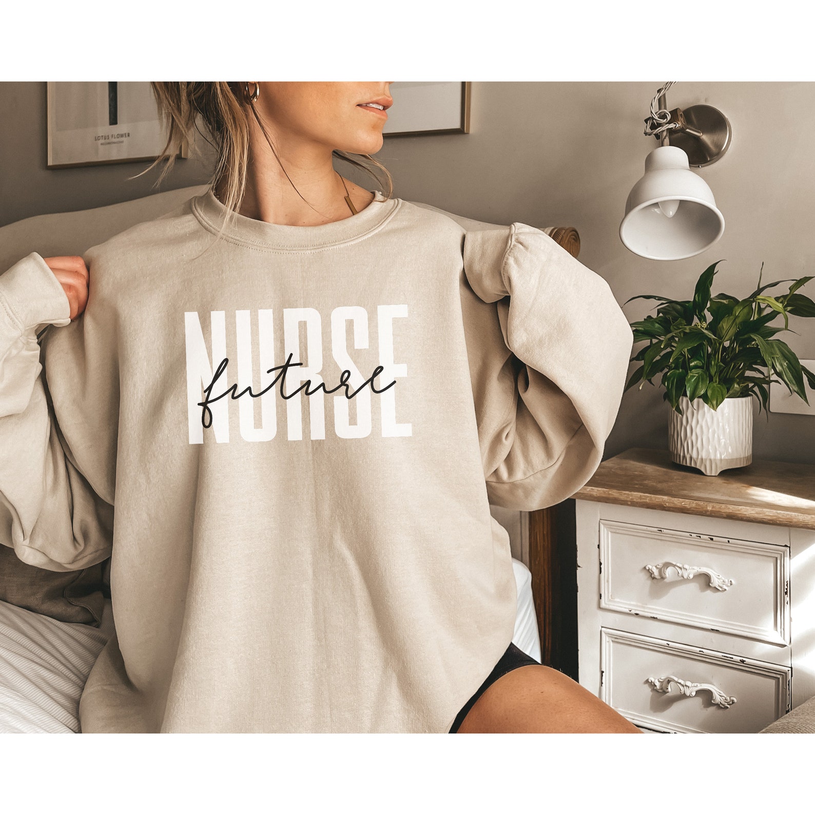 Future Nurse Sweatshirt Nurse in Training Nursing School - Etsy