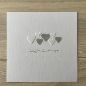NEW IN Felt Happy Anniversary Card - Etsy
