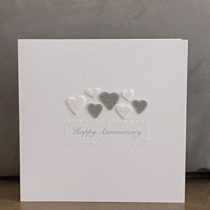 NEW IN Felt Happy Anniversary Card - Etsy