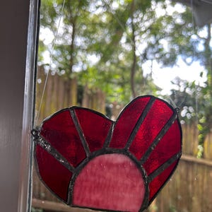 Antique Stained Glass Hear - Etsy