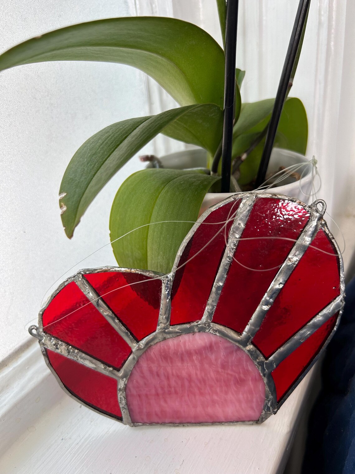 Antique Stained Glass Hear - Etsy