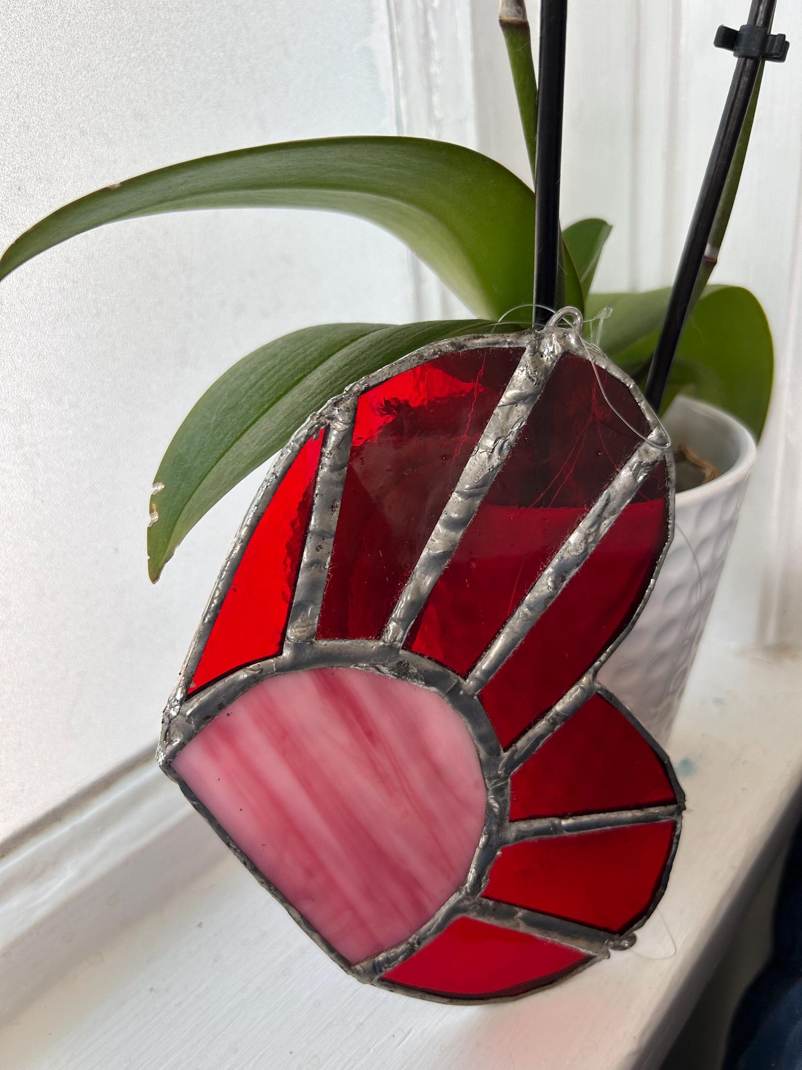Antique Stained Glass Hear - Etsy