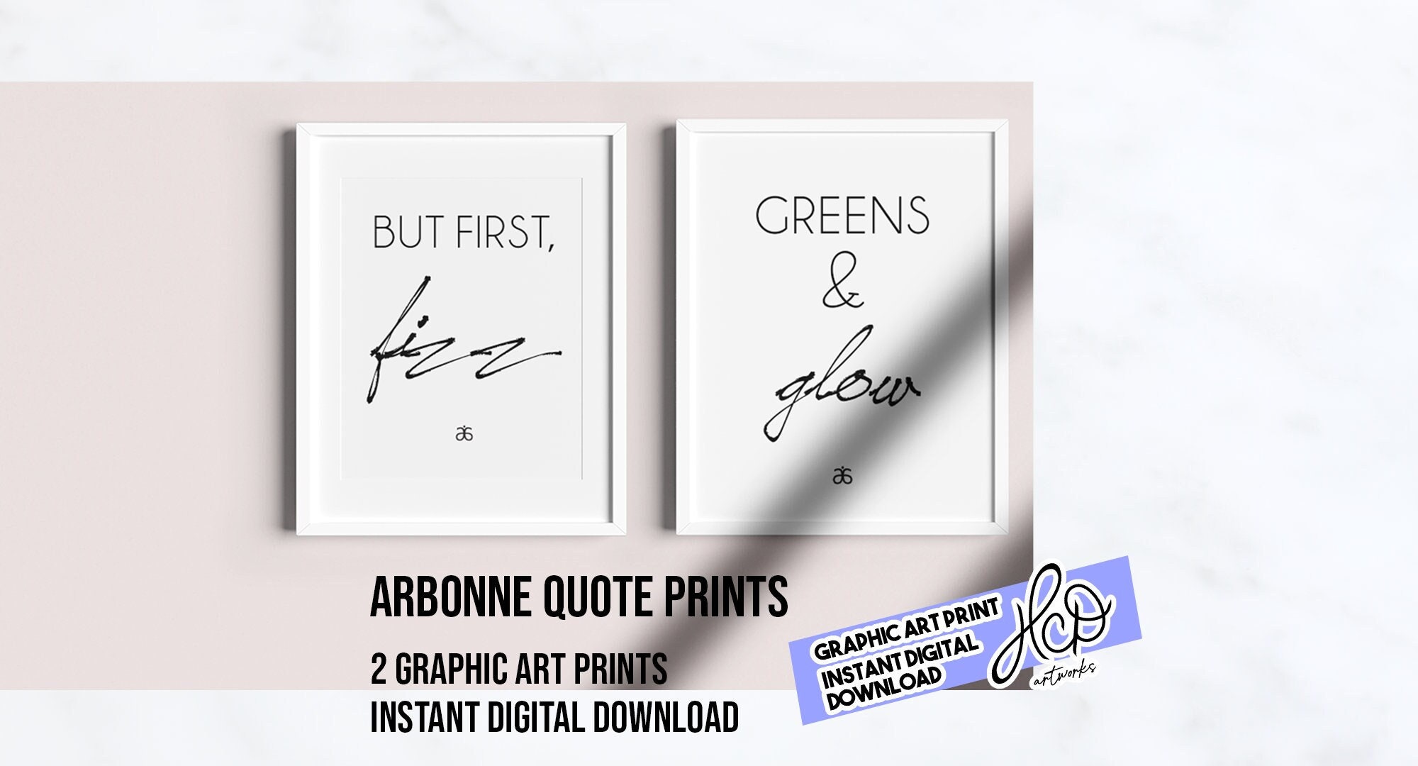 Arbonne Wall Art Fizz Quote Greens Glow Arbonne Fizz - Etsy
