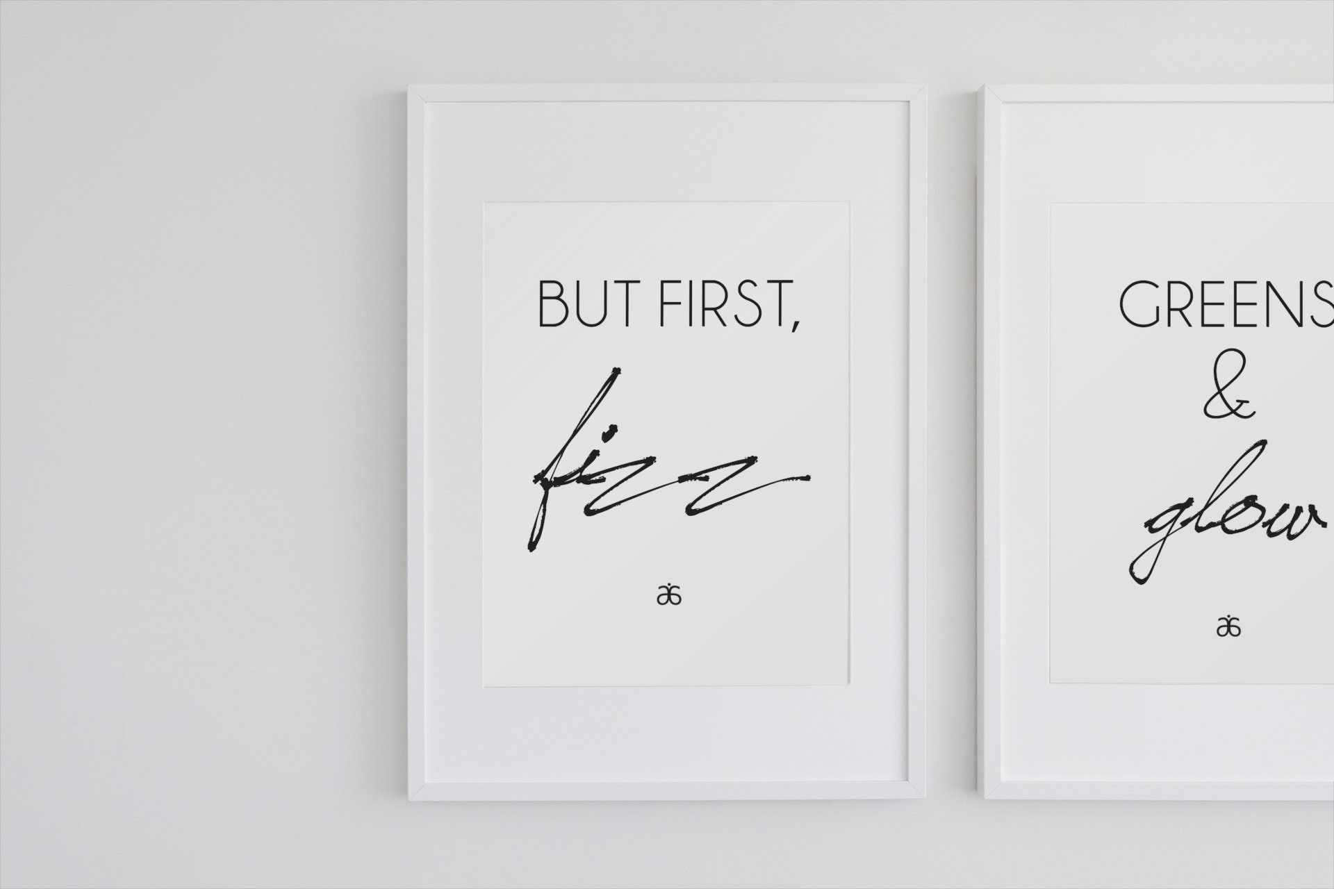 Arbonne Wall Art Fizz Quote Greens Glow Arbonne Fizz - Etsy