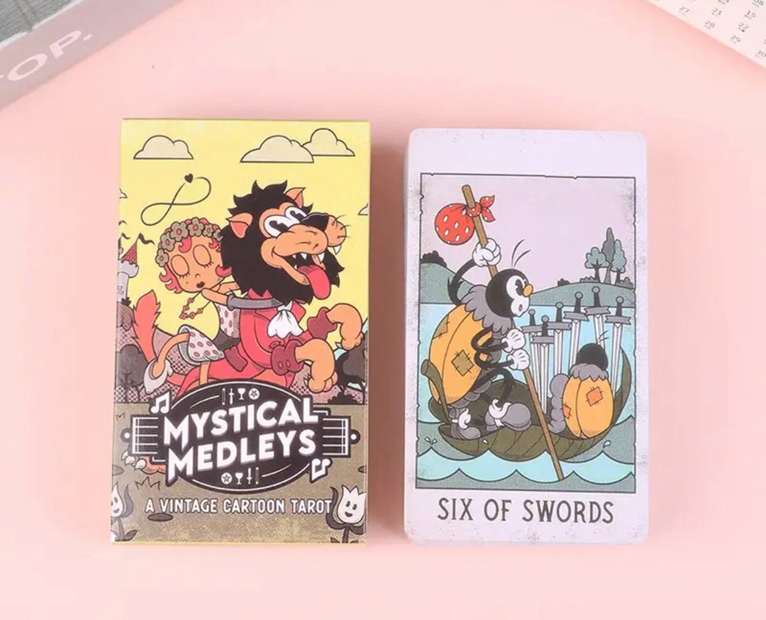 Mystical Medleys Cartoon Tarot Cartoon Tarot 78 Deck Tarot Card for ...