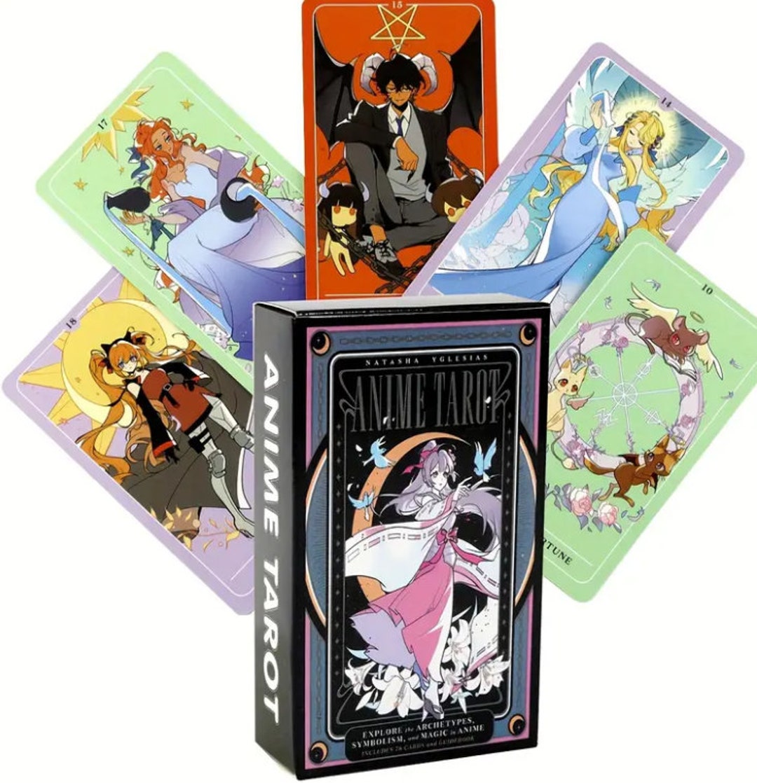Anime Tarot 78 Deck Tarot Card for Beginners - Etsy