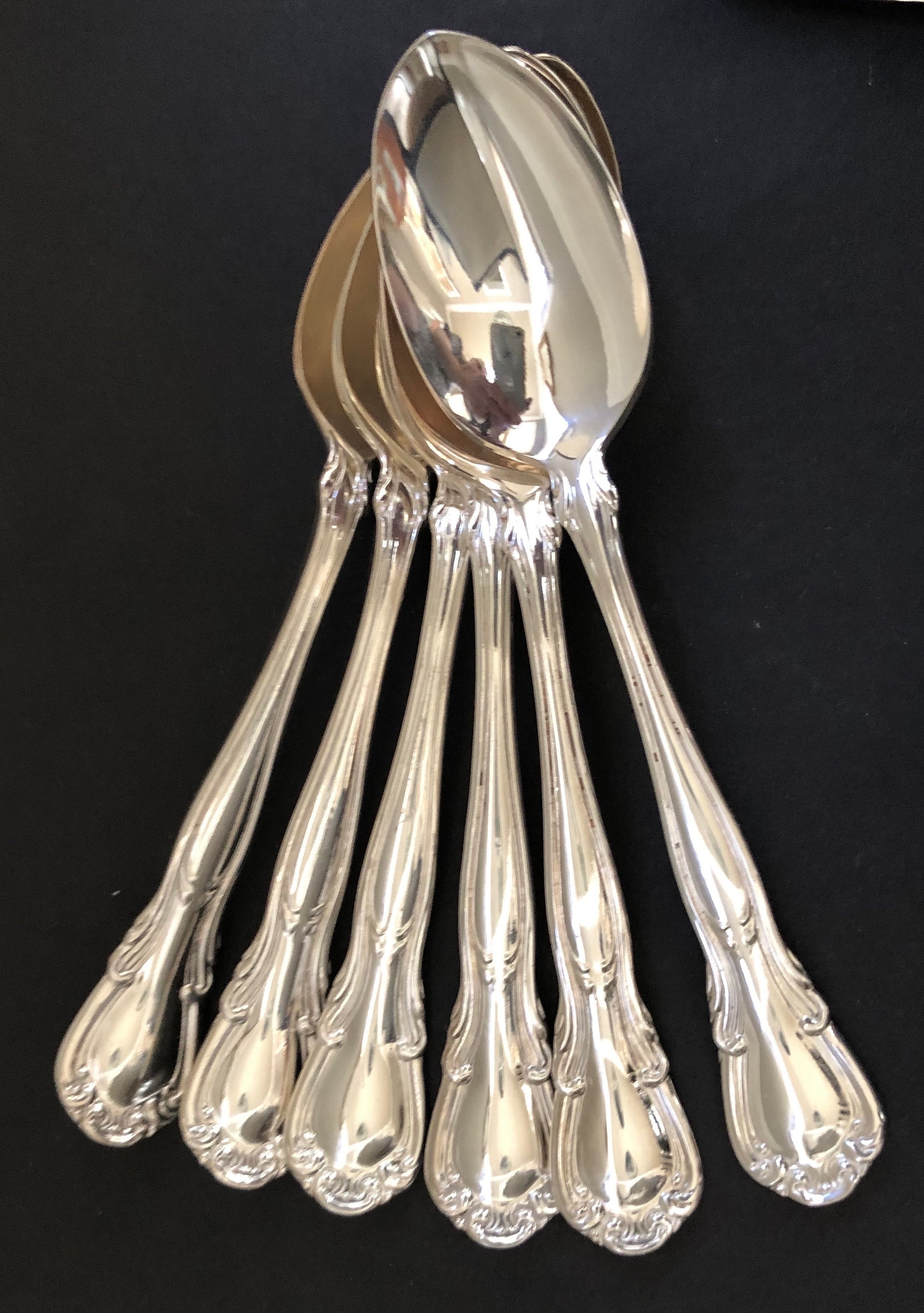 Vintage Silver Plated Flatware Sets for 8, Haddon Plate by Mcglashan ...