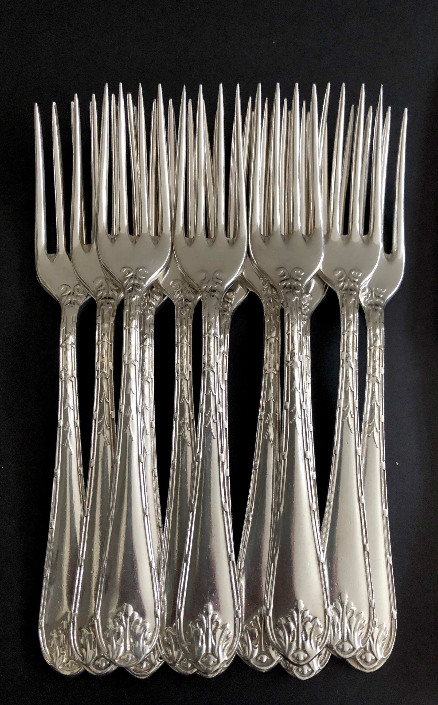 Beautiful Vintage Silver Plated Flatware Set for 12 From Rodd - Etsy