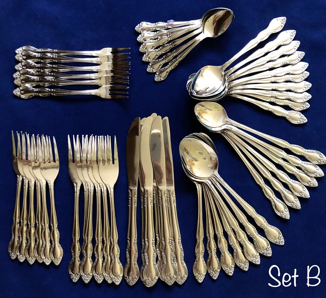 Stainless Steel Flatware Set for 6 From Korea by Imperial Stainless ...