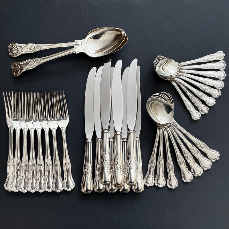 Antique Kings Cutlery - Etsy