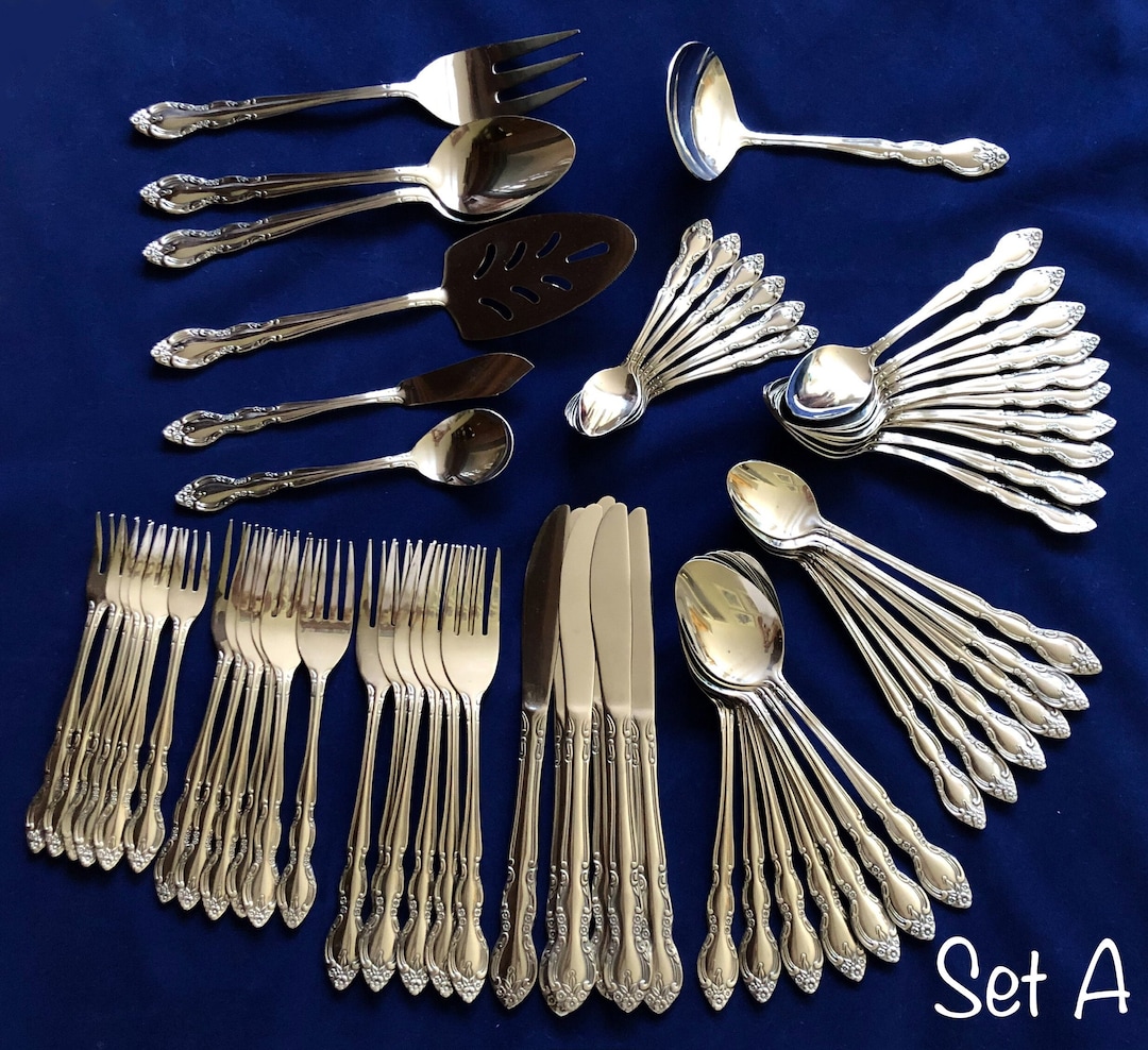 Stainless Steel Flatware Set for 6 From Korea by Imperial Stainless ...