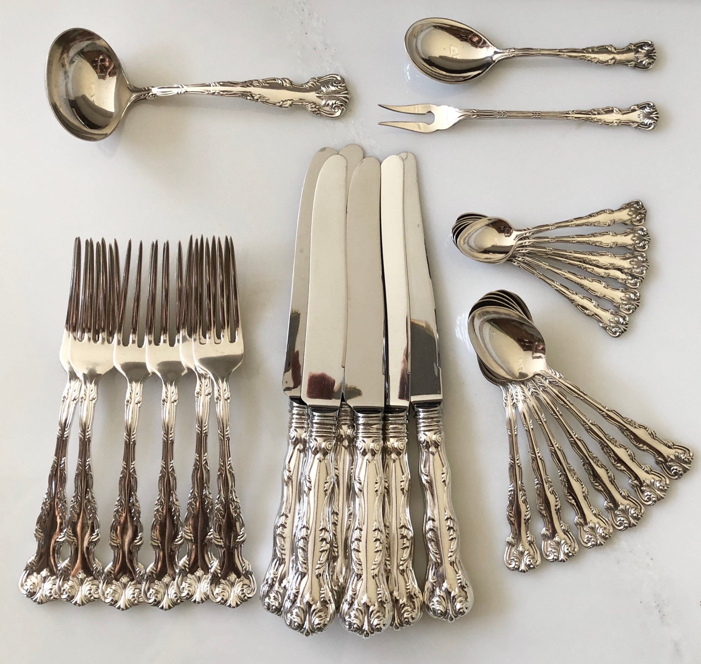 Birks Silver Plated Dessert Set, Chatillon Cotillion Pattern - Etsy