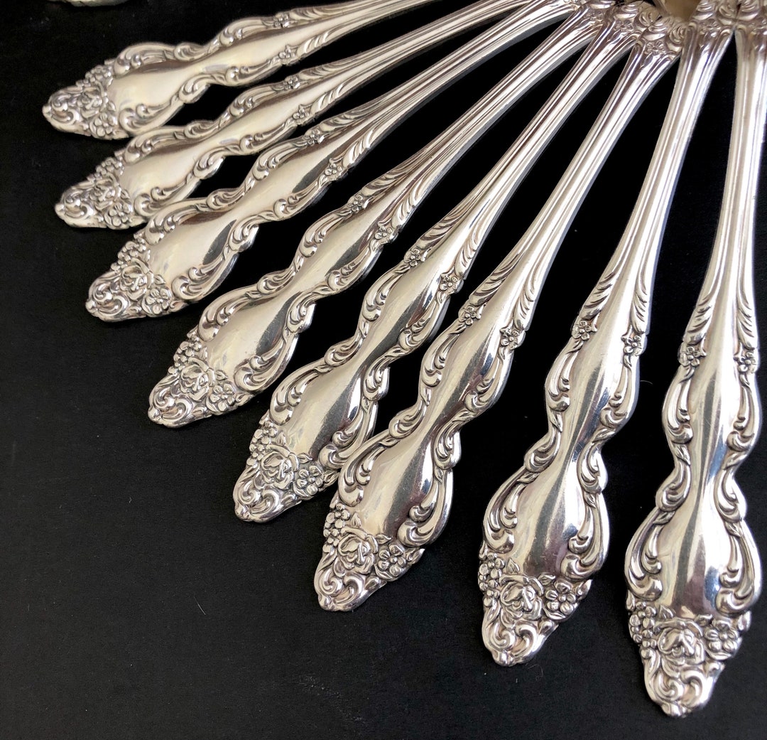 Baroque Rose Silverware Set: 1881 Rogers Oneida, Silver Plated - Etsy