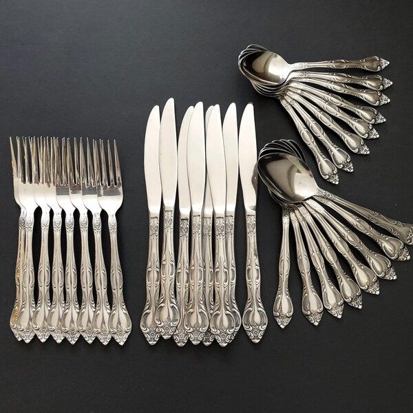 Korean Stainless Flatware Set - Etsy