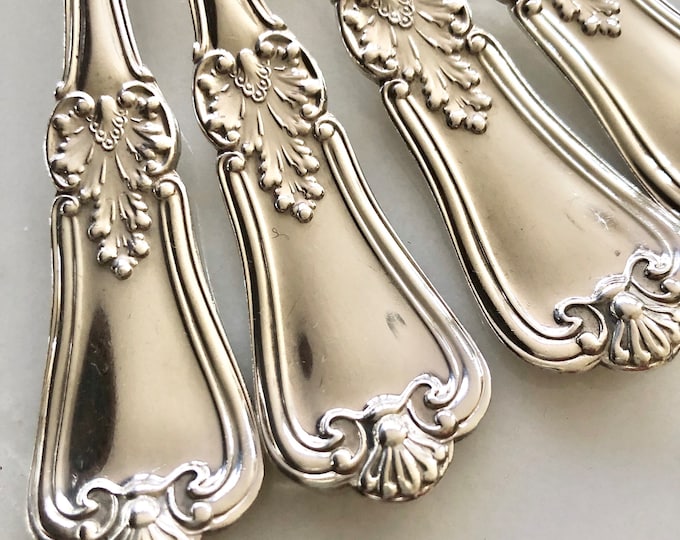 Silver Plated Flatware Set for 4 From Birks in Richmond Design. Birks Flatware Set - Etsy