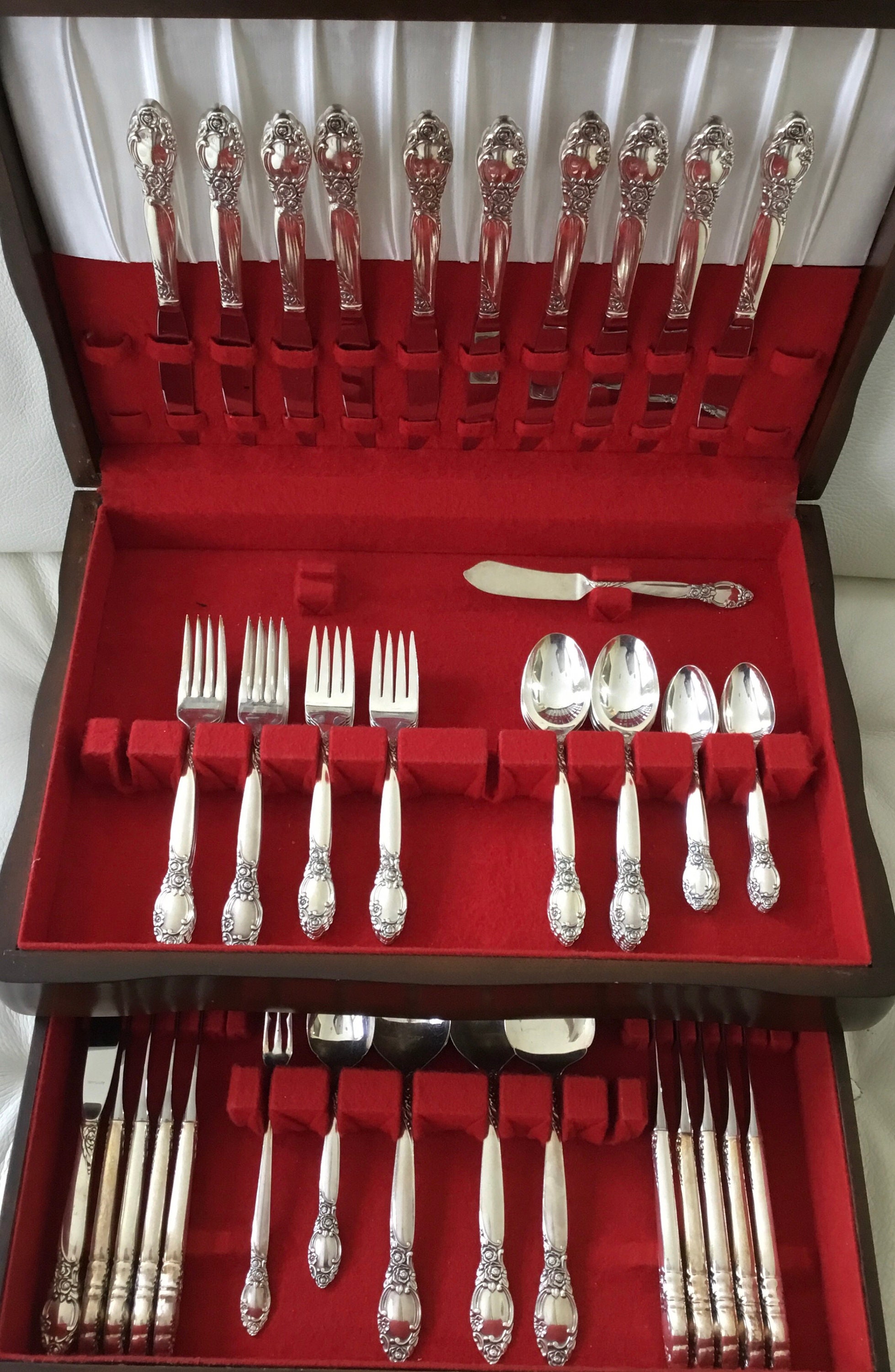 Vintage Silver Plated Ballad Community Flatware for 10 66 Pc - Etsy